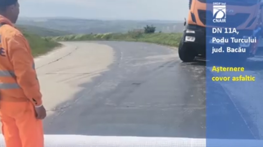 Se muncește pe DN 11A, între Podu Turcului și Ivești (VIDEO) - Jurnal FM