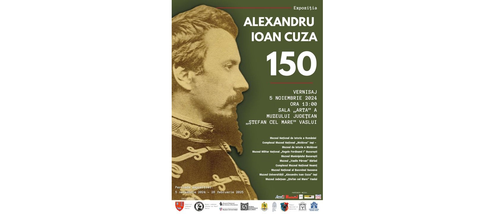 Expoziția „Alexandru Ioan Cuza 150”