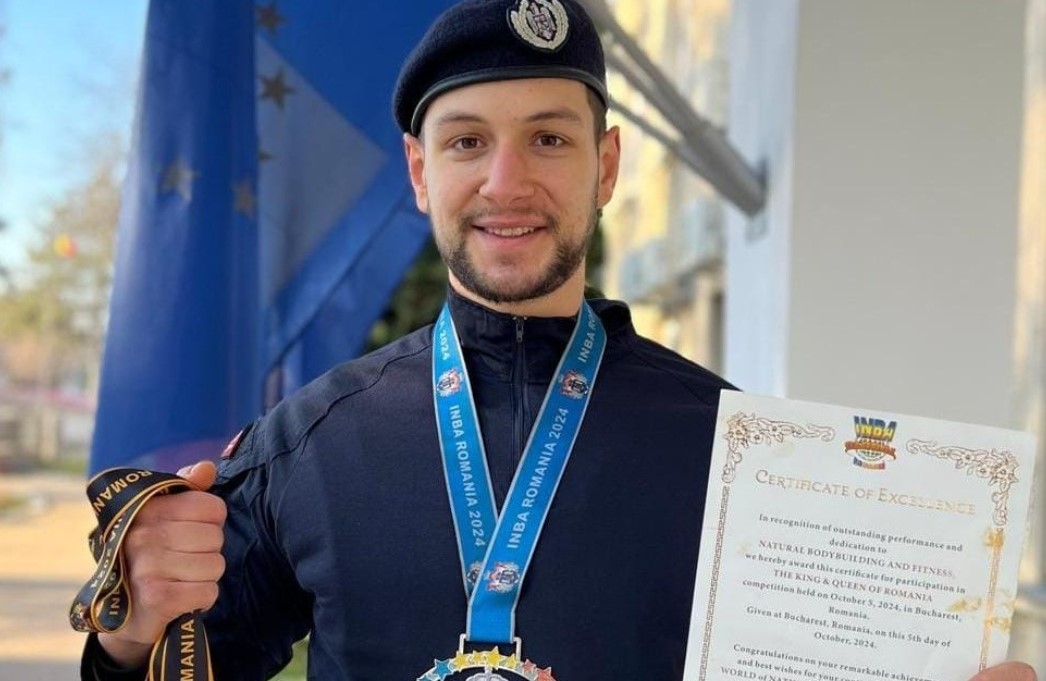 Sg.maj. Ștefan Sebastian Andrei, din IJJ Bacău, locul II la categoria ...