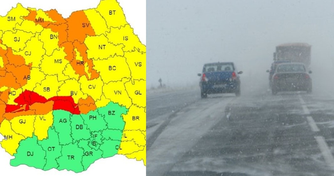 Urmează o noapte cu ninsori și viscol puternic în toată țara! - Jurnal FM